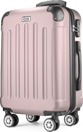 Posh Shoes Hartschalenkoffer Koffer & trolleys rollkoffer handgep&auml;ck reisekoffer mit Rollen | Koffer gro&szlig;, mittelgro&szlig;, klein ABS | Leichter Kofferset 3 teilig im