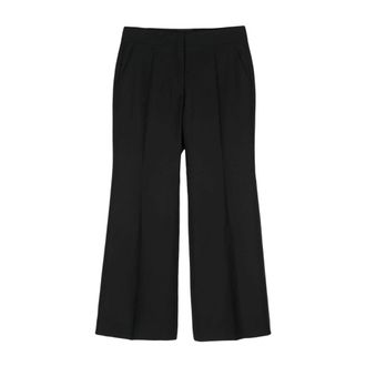 Givenchy Schwarze- ma&szlig;geschneiderte Hose aus Wollmischung - - Trousers - Damen - Schwarzk - S
