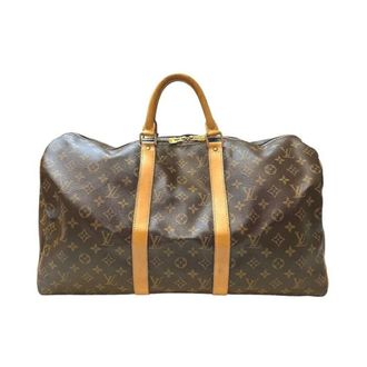 Louis Vuitton unisex, Pre-owned, Brun, Taille: ONE Size Sac de voyage doccasion avec bordure en cuir Idéal pour les vacances et les escapades de week-end