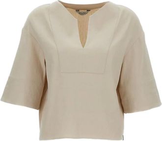 Max Mara Femme, Blouses et Chemises, Beige, Taille: 34 FR Sospiro Blouse