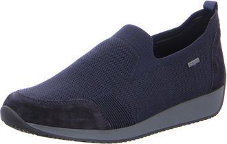 Ara Damen LISSABON Slipper Sneaker, BLAU, 38.5
