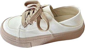 Generic Chaussures en toile l&eacute;g&egrave;res pour femme style r&eacute;tro campus non ext&eacute;rieur d&eacute;contract&eacute; pour tous les sports, kaki, 38.5 EU