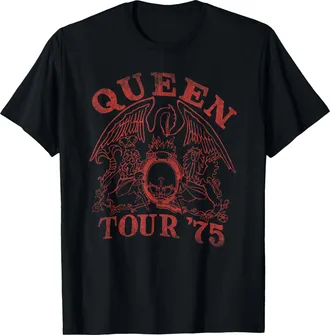 Queen Offizielle Queen Tour 75 T-Shirt T-Shirt