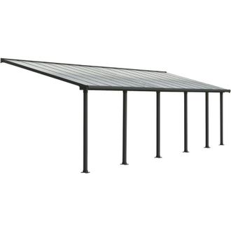 Palram Palram - Pergola 24.5m&sup2; gris anthracite 704355