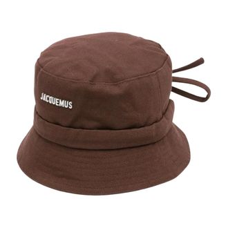 Jacquemus Femme, Accessoires, Brun, Taille: 58 CM Le Bob Gadjo Hat