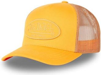 Von Dutch Casquette Homme & Femme Ajustable, Casquette Trucker Originale et Confortable, Orange, Taille TU