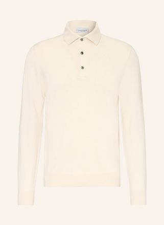 Profuomo Profuomo Strick-Poloshirt weiss