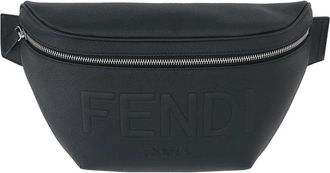 Fendi sac banane Roma &agrave; logo - Noir