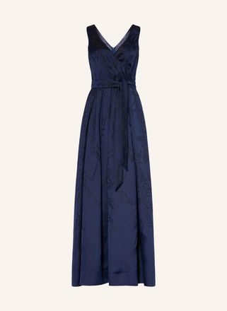 Vera Mont Abendkleid Aus Jacquard blau