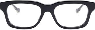 Gucci Brille mit eckigem Gestell - Schwarz