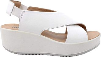 Igi & Co Igi&Co Damen D.Candy Keilsandale, Weiß, 37 EU