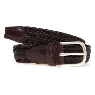 Alberto Luti Elastico Spiga G&uuml;rtel - - Accessories - Herren - Braun - 105 CM