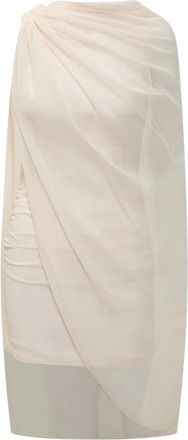 Rotate Rotate Birger Christensen, Femme, Robes, Beige, Taille: 38 FR Elegant Dress