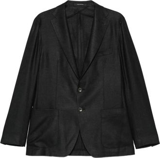 Tagliatore Homme, Vestes, Noir, Taille: L Veste en soie et laine