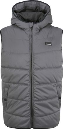 Solid Atsu Herren Weste Steppweste Outdoor Weste mit Kapuze, Größe:XL, Farbe:Iron Gate (193910)