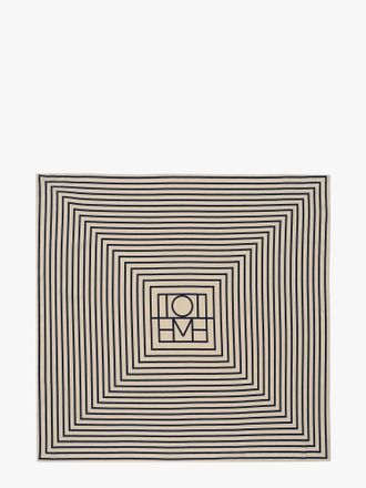 Toteme Signature Monogram silk foulard - TOTEME - gender_Woman