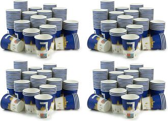 Octopus 1000x Gl&uuml;hweinbecher, Pappbecher (nachhaltig produziert) Wintermotiv mit 200 ml F&uuml;llvolumen