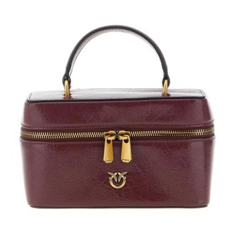 Pinko Love Birds Vanity Case - - Bags - Damen - Rot - ONE SIZE