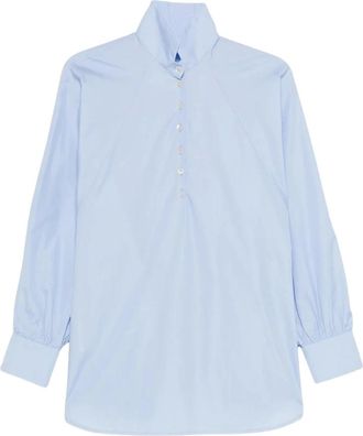 Barena Femme, Blouses et Chemises, Bleu, Taille: 36 FR Camicia Cristal - Bagio