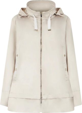 Moorer Femme, Vestes, Beige, Taille: 34 FR Manteaux