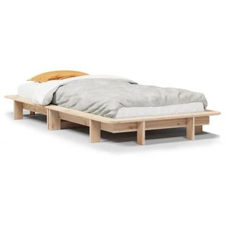 vidaXL Massivholzbett ohne Matratze 90x200 Kiefernholz Vidaxl