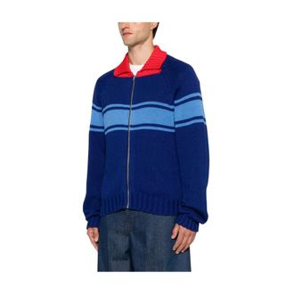 Marni Herren, Strickwaren, Blau, LGr&ouml;&szlig;e
