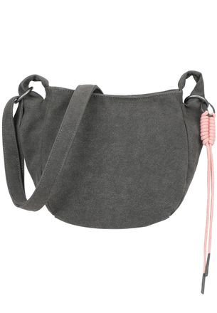 Fritzi Aus Preu&szlig;en Fritzi Sue02 Suede Jacky Soft Espresso Umh&auml;ngetasche Kunstleder Damen Crossbody Handtasche Festival City vegan Suede-Optik Kordelanh&auml;nger 22 x 23 x 9,