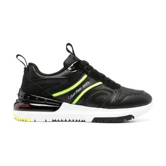 Calvin Klein Jeans Schwarze Sneakers mit Trainers - - Shoes - Damen - Schwarzk - 38 EU
