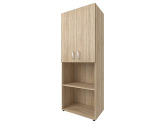 Möbelando Kombi Schrank Aktenschrank Standschrank Beistellschrank Regal Büro Trio 22 Sonoma/Eiche