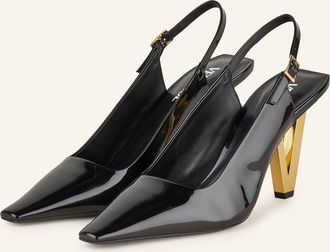 Versace Sling Pumps schwarz