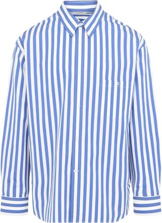 Celine Lockere Bluse - - Shirts - Herren - Blau - 2XL