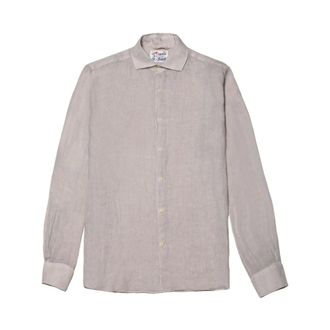 MC2 Saint Barth Homme, Chemises, Beige, Taille: L Pamplona Shirt