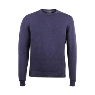 Zanone Homme, Pulls, Bleu, Taille: M Tricots à col rond