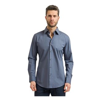 HUGO BOSS Homme, Chemises, Bleu, Taille: 3XL Black Line Shirt