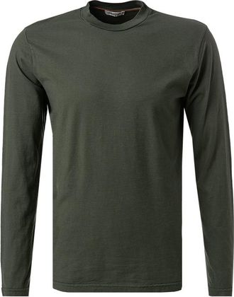 Crossley Herren Longsleeve grün Baumwolle