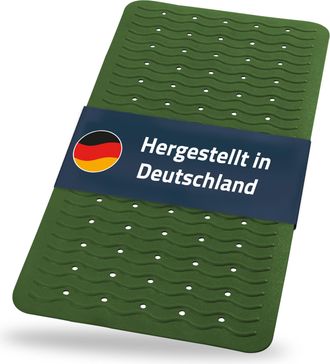 Ridder Badewanneneinlage Playa 38x80cm, dunkelgr&uuml;n, 100% TPE | Made in Germany Badewannenmatte aus hautfreundlichem TPE. Maschinenfeste Antirutschmatte mit S