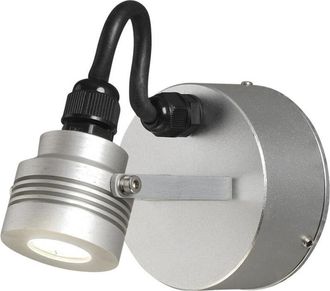 Konstsmide Monza Applique Murale Ext&eacute;rieure Moderne Orientable 1x 1W Projecteur LED Haute Puissance, IP54