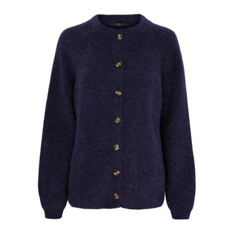 BTF-CPH Eleanor Cardigan - - Knitwear - Damen - Blau - XS