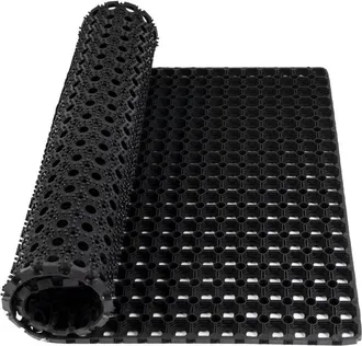 Floordirekt Tapis en Caoutchouc antid&eacute;rapant 23 mm 100 x 250 cm