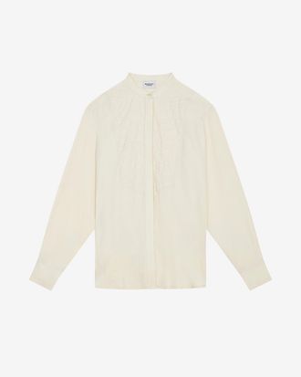 Isabel Marant Haut Britten - Femme - &Eacute;cru - Taille 42 - Marant &Eacute;toile