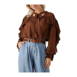 Notre-V Blusen - - Blouses & Shirts - Damen - Braun - L
