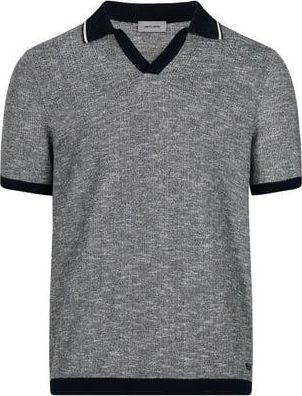 Pierre Cardin Polo en maille &agrave; bord contrastant en coton