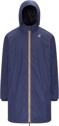 K-Way Le Vrai 4.0 Eiffel East Warm - - Jackets - unisex - Blau - XL