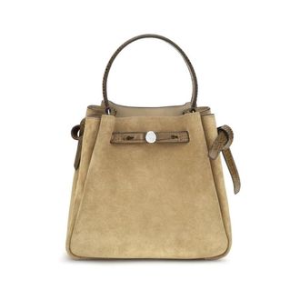 Tory Burch Romy Wildleder Beuteltasche - - Bags - Damen - Beige - ONE SIZE