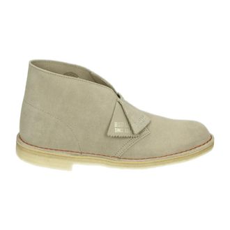 Clarks Beige Wildleder Desert Boot Schuhe - - Shoes - Herren - Beige - 46 EU