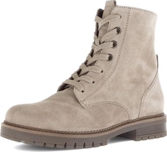 Gabor Damen Schn&uuml;rstiefeletten, Frauen Stiefeletten,Lammfell,uebergangsschuhe,uebergangsstiefel,rei&szlig;verschluss,Boots,Kiesel,38.5 EU / 5.5 UK