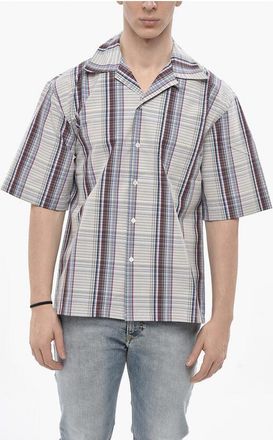 Marni Cotton Bowling Shirt with Checked Pattern size 44