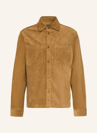 A.P.C. Cordhemd Relax Fit braun