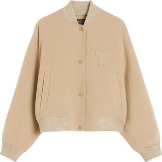 Max Mara Femme, Vestes, Beige, Taille: 44 FR Giacca bomber over