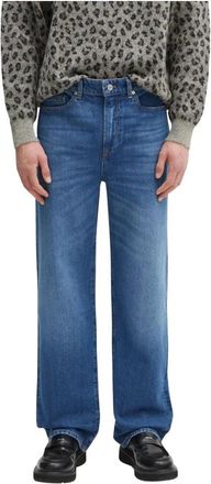 Lacoste Homme, Jeans, Bleu, Taille: W33 L32 Jean Droit 5 Poches